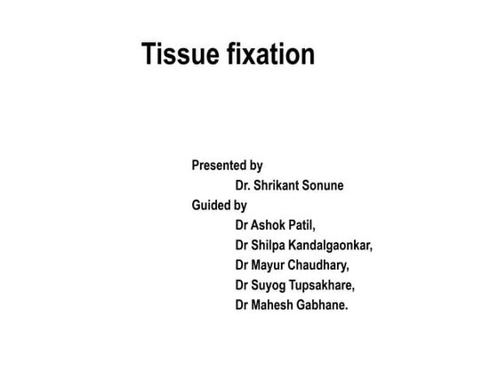 Preparation of histological slide | PPT