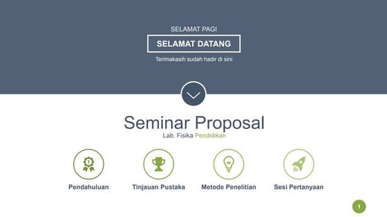 Powerpoint Seminar Hasil Penelitian | PPT