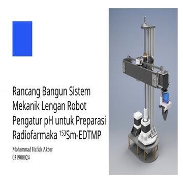 LENGAN ROBOT SAMARIUM EDTMP UNTUK KEBUTUHAN MEDIS | PPTX