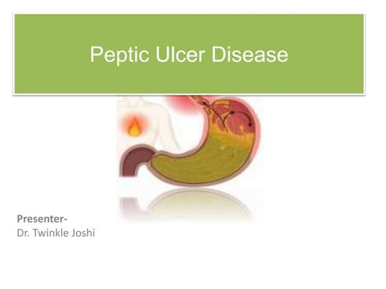 Peptic ulcer disease(PUD) | PPT