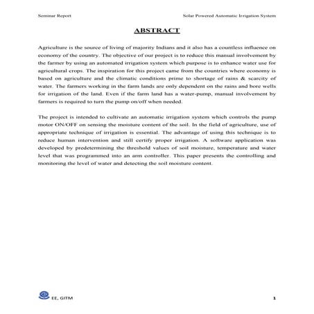 Seminar report | PDF