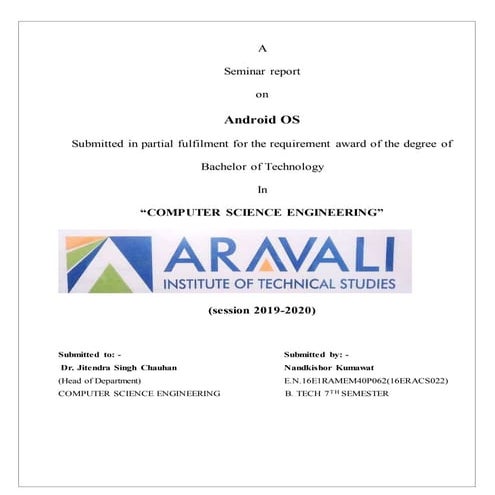 Android Operating System Pdf