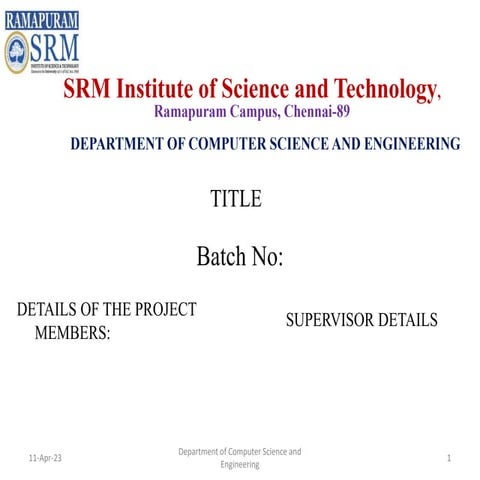 SEMINAR REPORT FORMAT.pptx | Technology & Computing