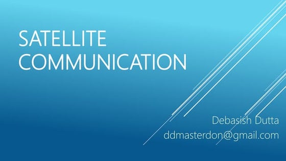 Satellite communication | DOC