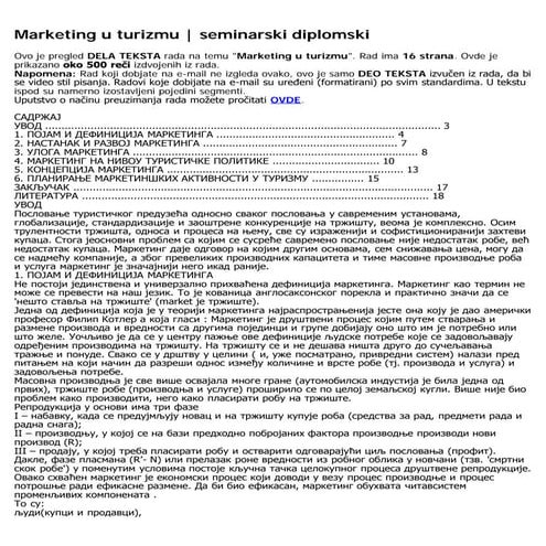 Seminarski diplomskipromocija direktni-marketing | PDF