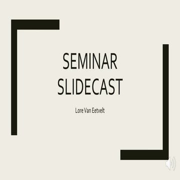 Reflection on seminar attendence | PPTX