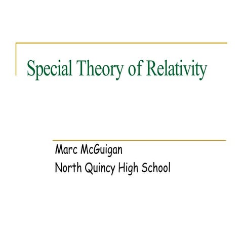 Lesson 13 Special theory of relativity.pptx