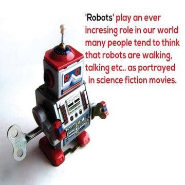 Seminar topic on robotics | PPTX