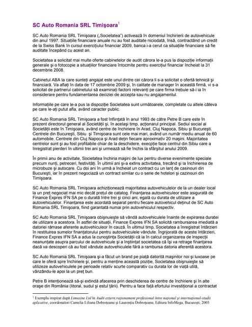 Frauda exemplu | PDF