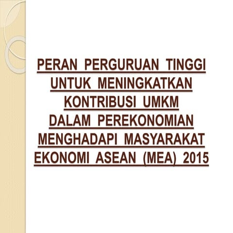 Seminar UMKM | PPTX