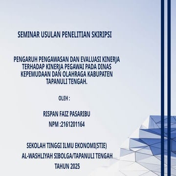 SEMINAR USULAN PENELITIAN SKIRIPSI Syarat | PPTX