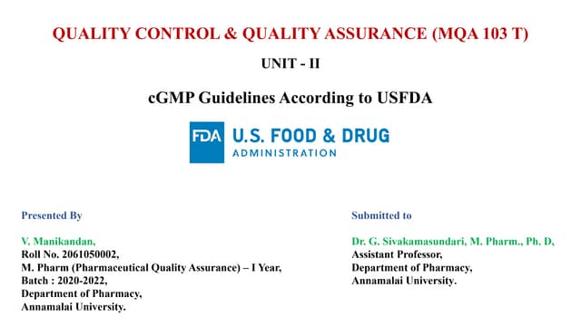 Good Automated Manufacturing Practices(GAMP).pptx