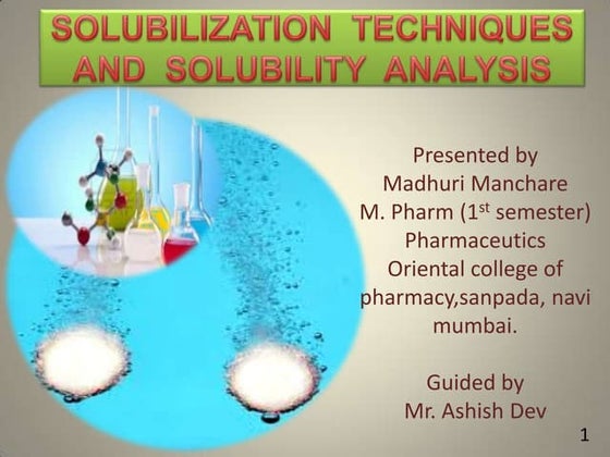 Solubilization | PPT