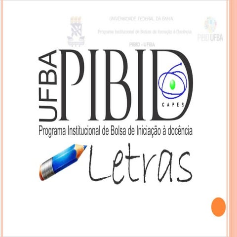 Apresentação pibid | PPTX