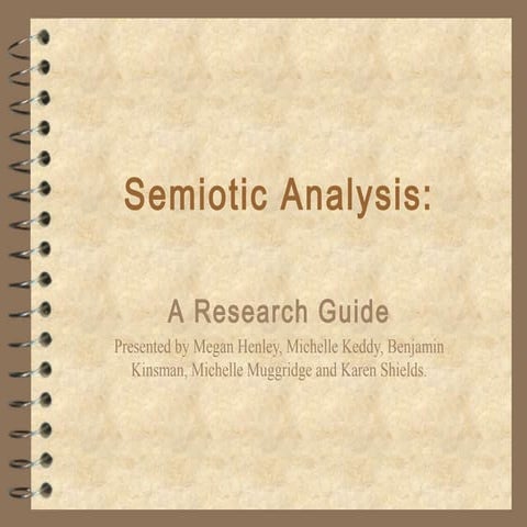 Semiotic | PPT