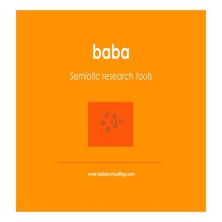 Semiotic Research Tools | PDF