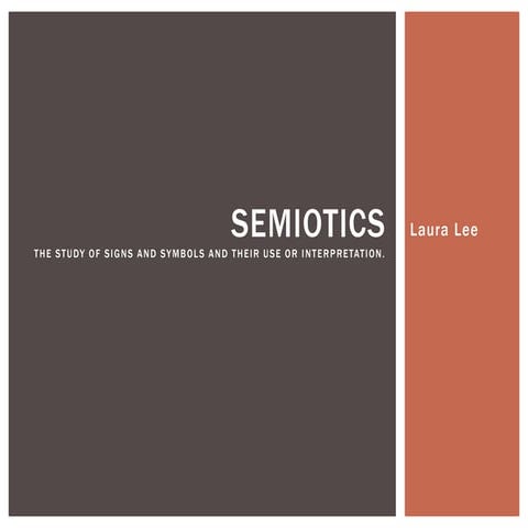 Semiotics | PPT