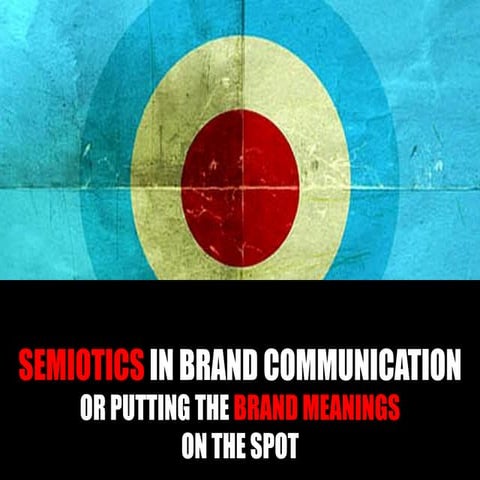 Semiotics in Brand Communication | PDF