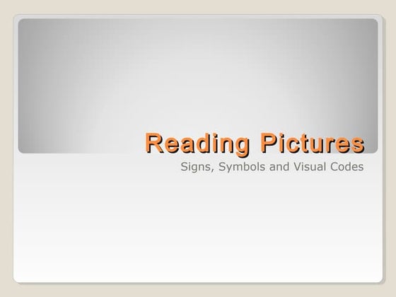 Semiotics in the Visual | PPT