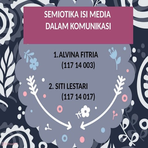 semiotika atau tanda sign menurut beberapa ahli | PPTX