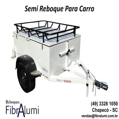 Semi Reboque Para Carro - Carretinha Baú | PDF