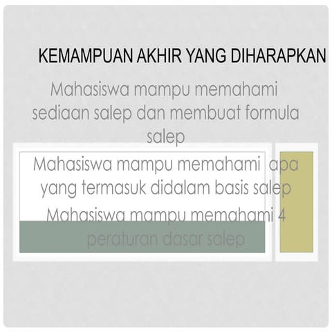 semi solid pptx yang akan di paparkan oleh seorang apoteker | PPTX