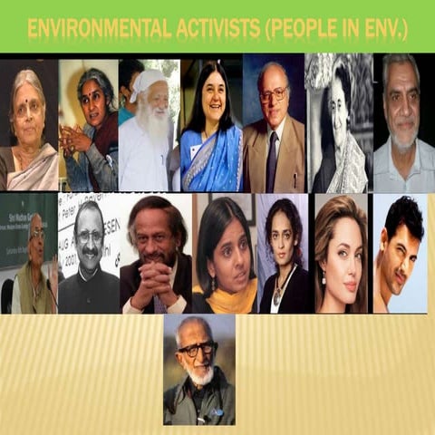 Contribution of Indian environmentalist | PPTX