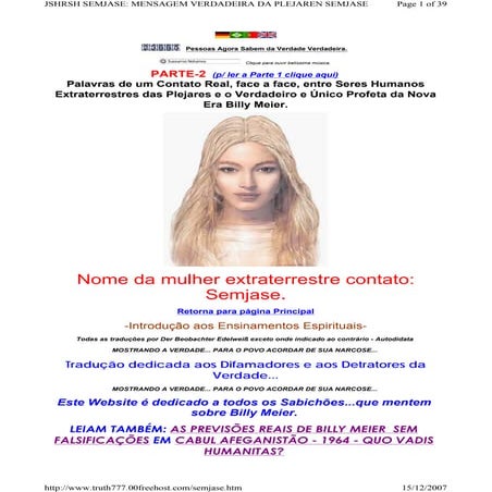 SEMJASE HUMANA EXTRATERRESTRE DAS PLEJARES VOLUME-2 | PDF