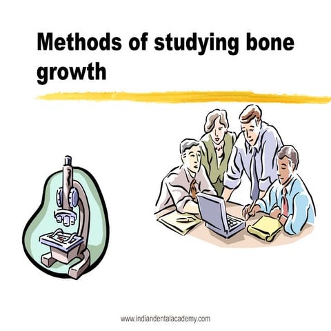 Sem methods of study bone growth | PPTX