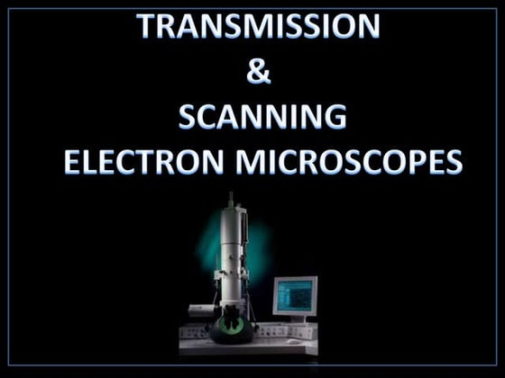 Difference between SEM and TEM | PPTX | Geology | Science