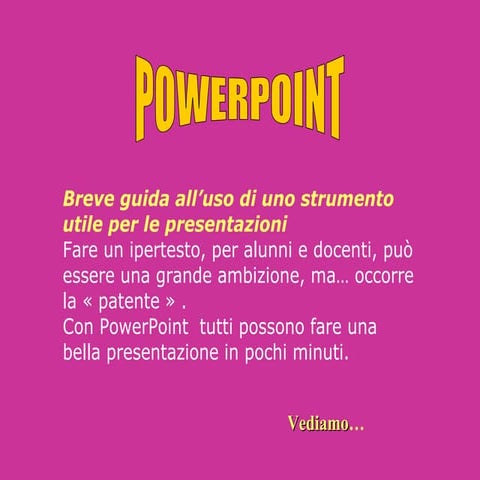I passi per creare una presentazione in PowerPoint | PPS
