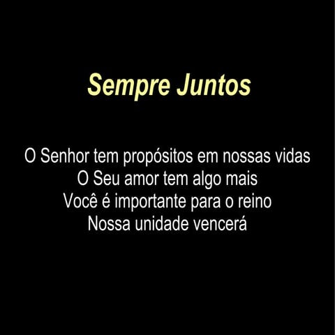 Sempre Juntos | PPT