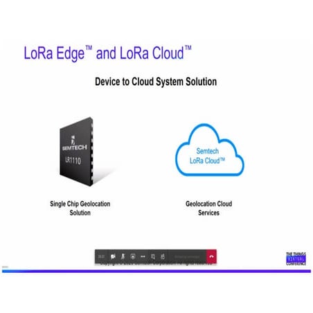 SEMTECH LoRa Edge and LoRa Cloud | PPT