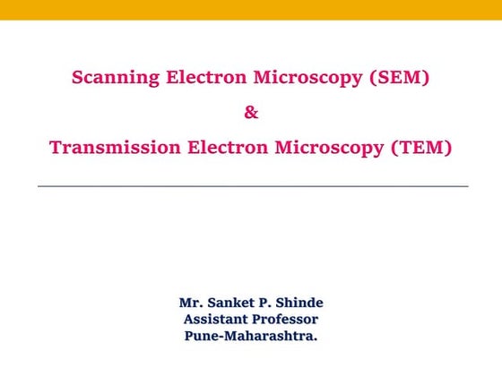 Scanning Electron Microscope- Energy - Dispersive X -Ray Microanalysis ...
