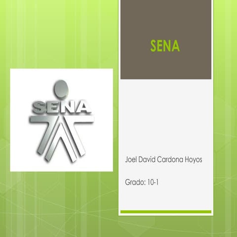 DIAPOSITIVA SOBRE LA HISTORIA DE LA CREACION DEL SENA | PPTX