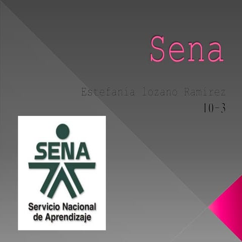 Mision y vision del sena | PPTX