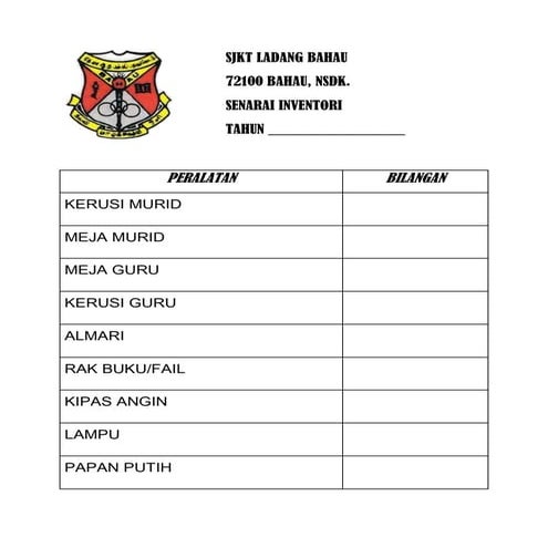 Senarai inventori | DOCX