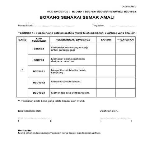 Senarai semak ert | PDF