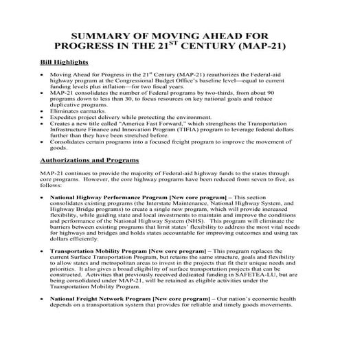 Senate Bill Summary 110411 | PDF