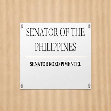 SENATOR KOKO PIMENTEL.pptx