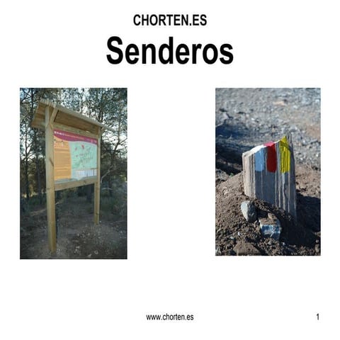 Señalización y restauración de senderos | PPT