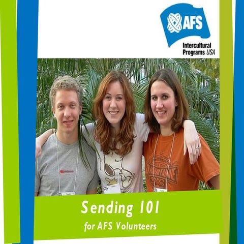 Sending 101 - AFS Volunteer Training | PPT | Non-Profit Organizations | Industries