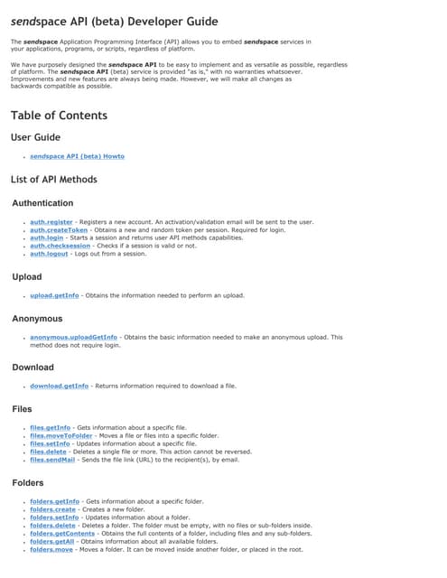 Slideshare Api Doc | PPT