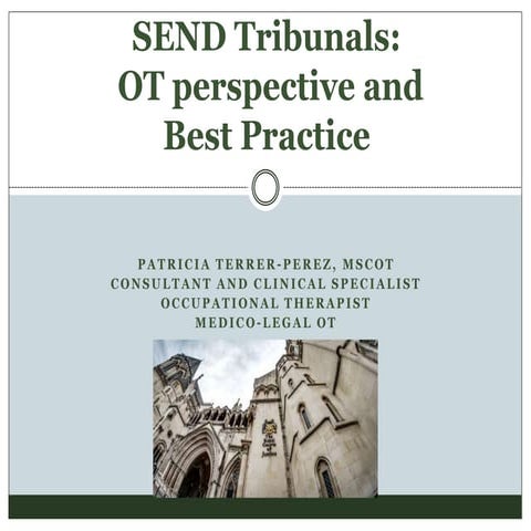 Send tribunals training webinar august 2021 | PPTX