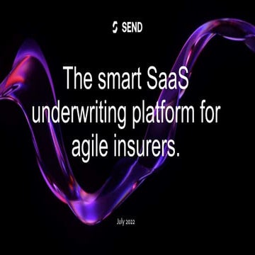 Send - InsurTech Innovation Award 2022 | PPT