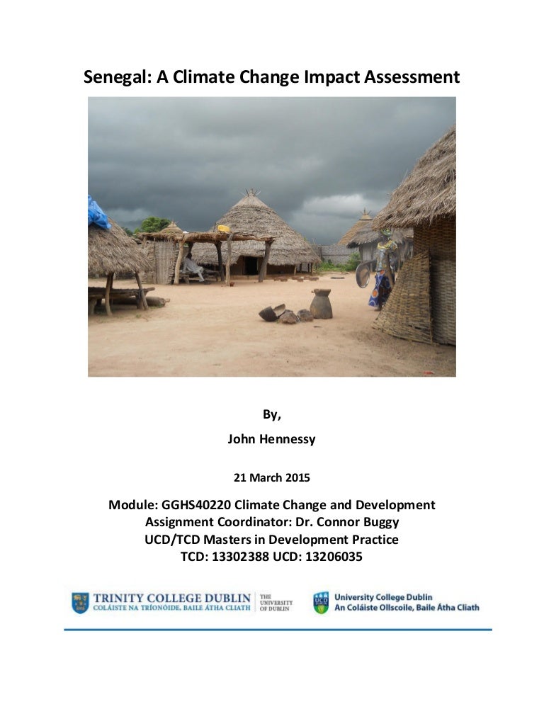Senegal: A Climate Change Impact Assessment