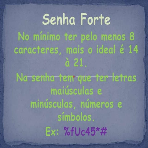 Senha | PPT