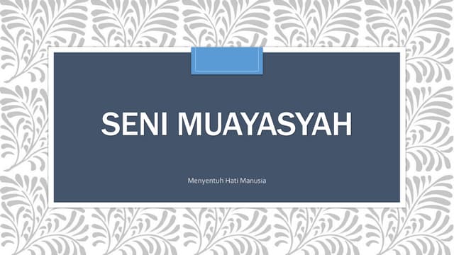 Dakwah Fardiyah oleh Mustafa Masyhur | PPTX