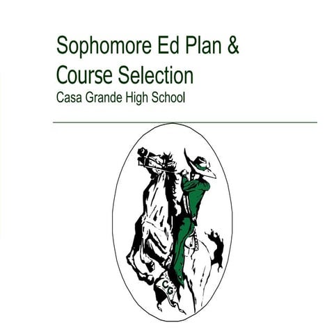 Sophomore Course Selection Power Point | PPT