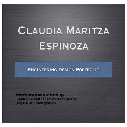 MIT Engineering Design Portfolio | PDF